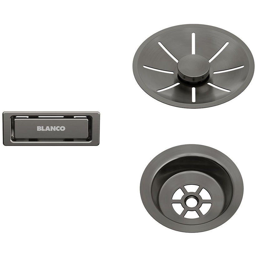 Blanco InFino Waste Kit for Single Bowl Satin Dark Steel 206900 – Rick ...