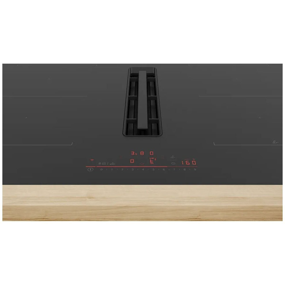 Bosch 70cm Series 6 Induction Cooktop with Downdraft Ventilation PVQ71 ...