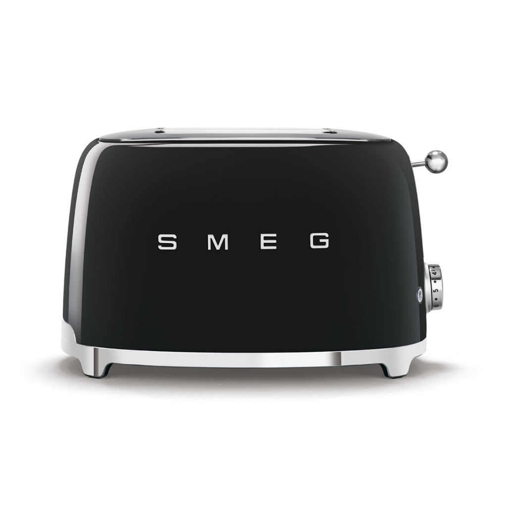 Smeg 50s Retro Style 2 Slice Toaster Black TSF01BLAU – Rick Hart Outlet