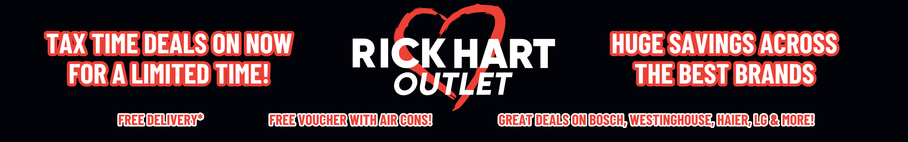 Rick Hart Outlet | Perth's Best Prices on Top Brand Appliances